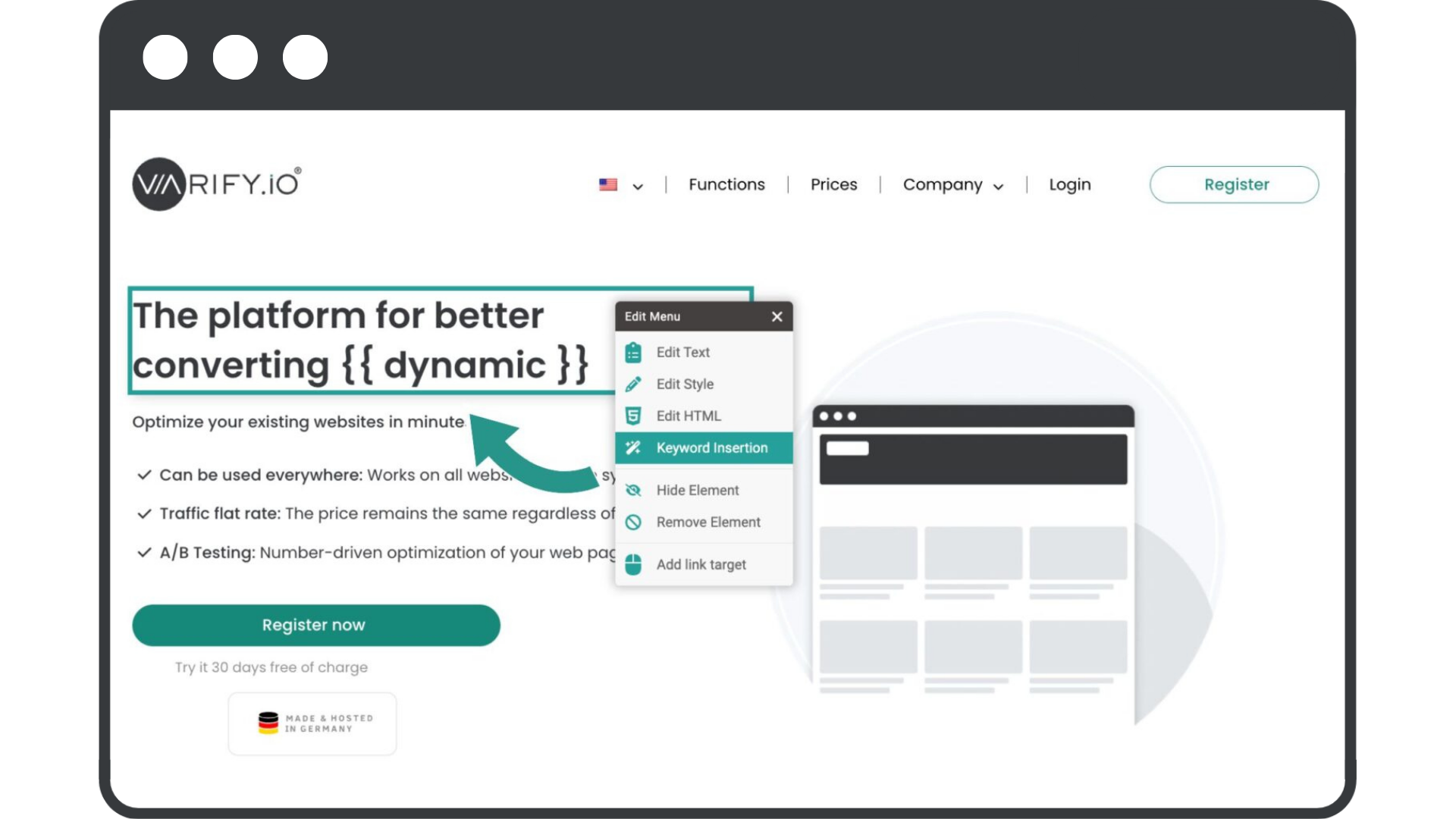 Varify® Functions - Varify.io - A/B Testing Platform